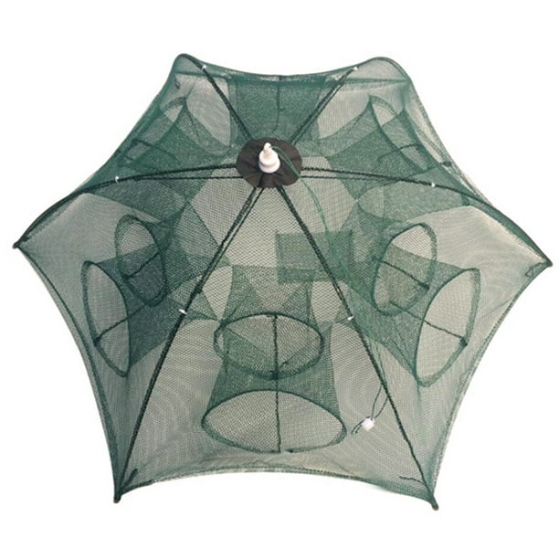 VONKY Automatic Fishing Net Portable Foldable Nylon Fishing Mesh Net ...