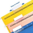 File Folder Tabs 100 100 Sets Hanging File Folder Tabs With Inserts