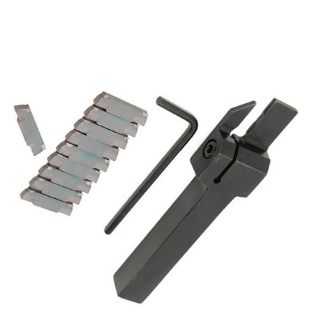 MGEHR2020-3 Lathe Grooving Parting Cutter Tool Holder + 10PCS MGMN300 ...