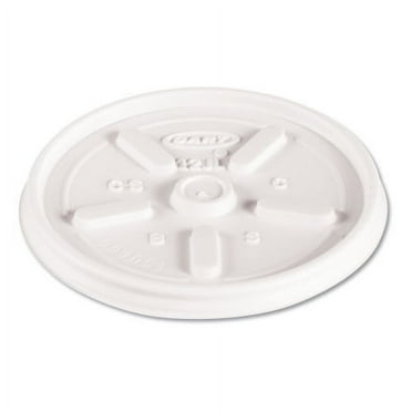 Dart 20JL Plastic Lids For Foam Cups, Bowls And Containers, Flat ...