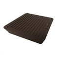 Shepherd 9076, 4 Count 2-1/8" Brown Square Cushioned Rubber Caster Cups ...
