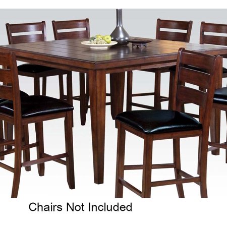 ACME Urbana Counter Height Table, Cherry - Walmart.com