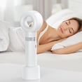 Digital Display Cooling Fan Desktop Fan Convenient Small Desk Fan Table ...