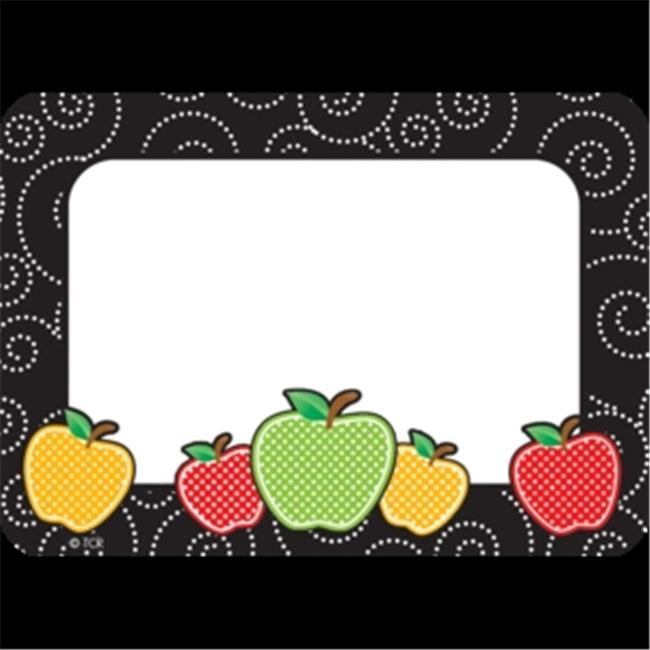 Teacher Created Resources TCR2143 Dotty Apples Name Tag Labels ...