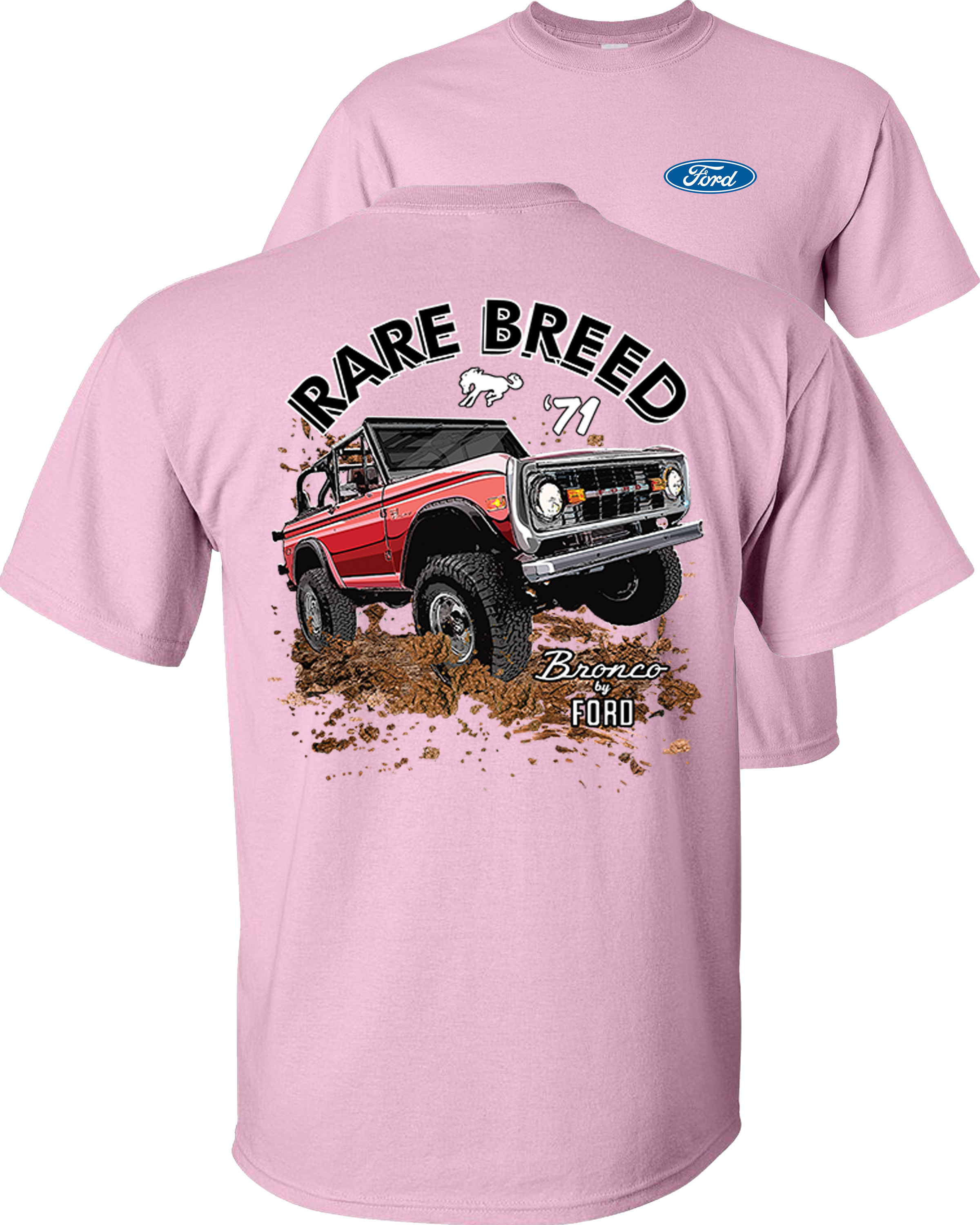 Fair Game Rare Breed Ford Bronco T-Shirt, Classic Vintage Retro Bronco ...