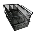 Baoblaze Double Layer Metal Drawer Storage Basket Pull Out Wardrobe ...