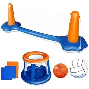 Intex Inflatable Shootin' Hoops Set with Two Inflatable Balls - Walmart.com
