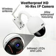 PYLE PIPCAMHD47 - Weatherproof HD Hi-Res IP Camera - 4x Optical Zoom ...
