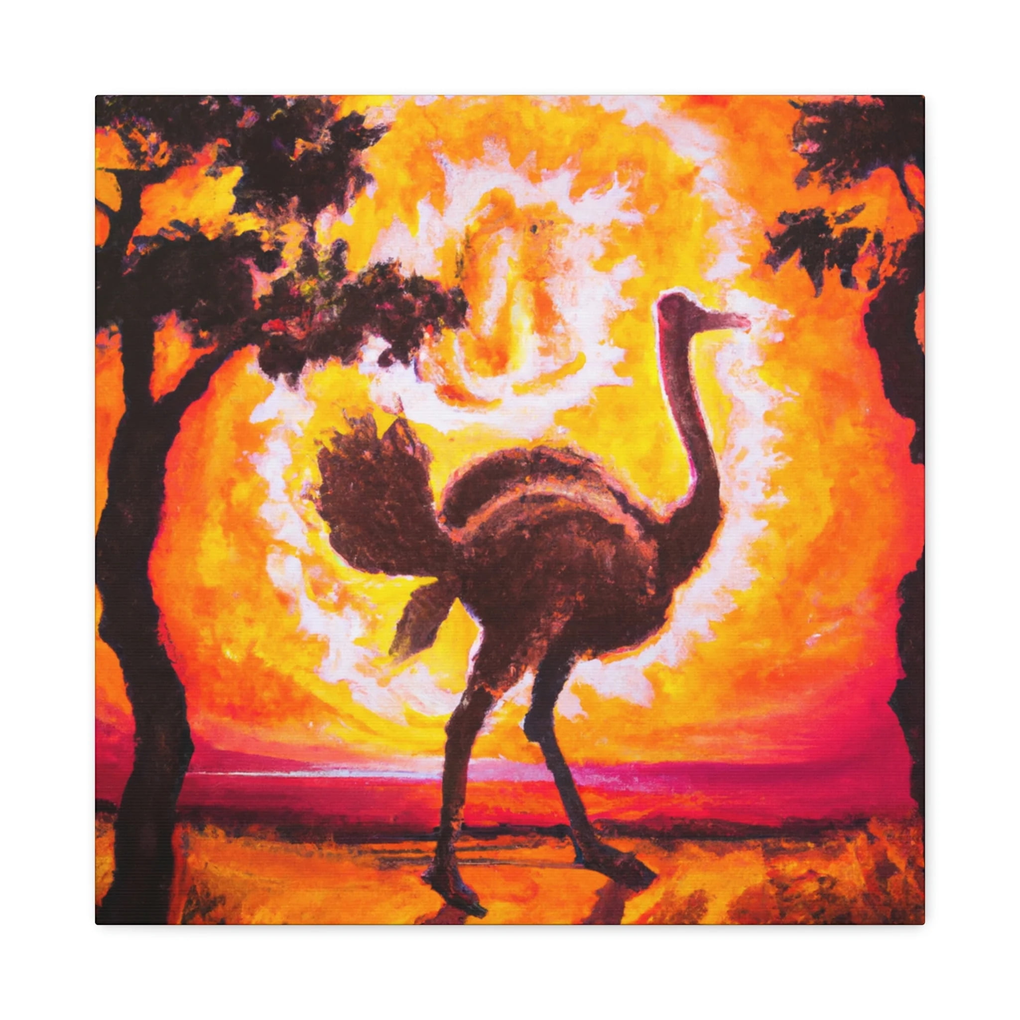Ostrich Plumes Deco - Canvas - Walmart.com