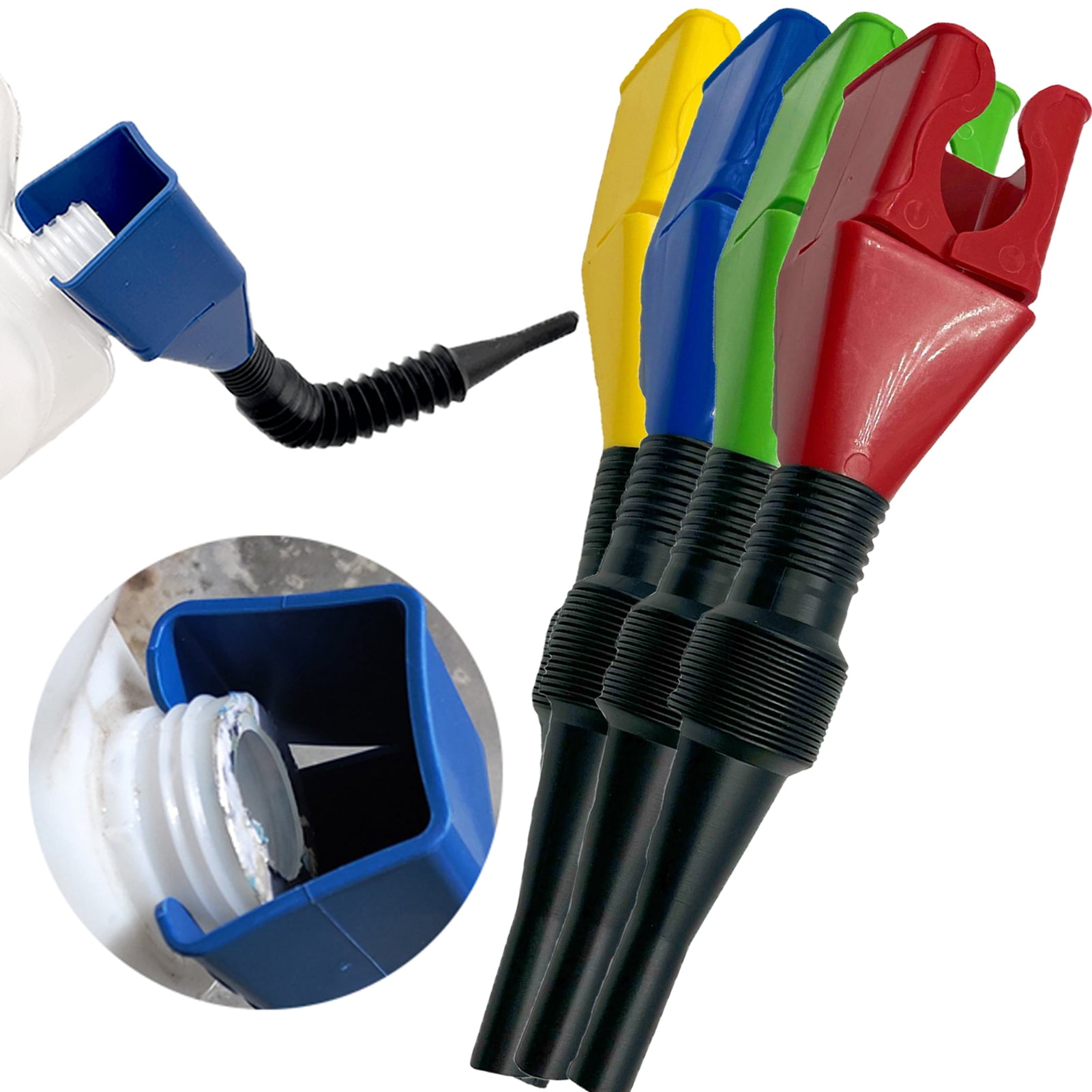 Happy Date Installed on Bottle Multi-Functional Oil Funnel with ...