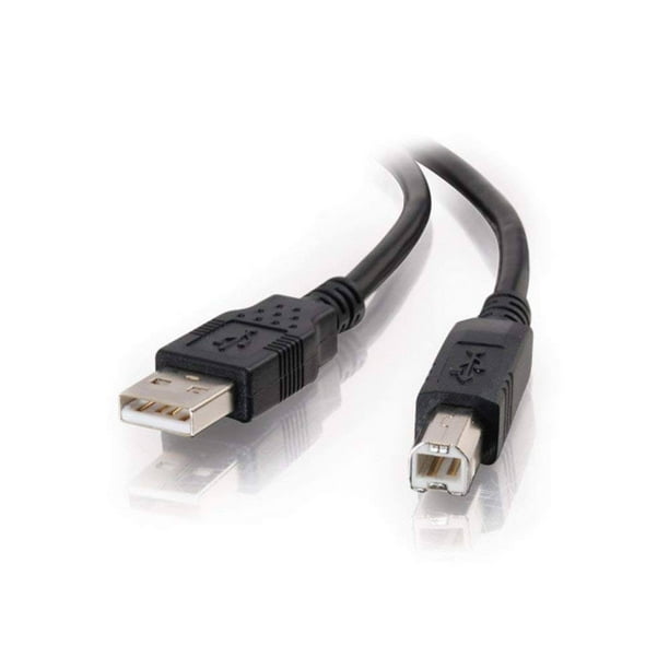 C2G 2m USB 2.0 A/B Cable - Black (6.6ft) - Walmart.com - Walmart.com
