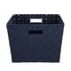 Mainstays Large Woven Nylon Storage Bin, Navy - Walmart.com