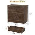 3-Drawer Dining Table Cabinet – Chest with Spacious Storage – Wooden ...