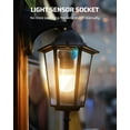 DEWENWILS Outdoor Sensing Switch Lamp, Dusk to Dawn E26 E27 Light Bulb ...