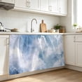 Blue Sky Cabinet Curtains for Shelves, Cloud Gradient Natural Landscape ...