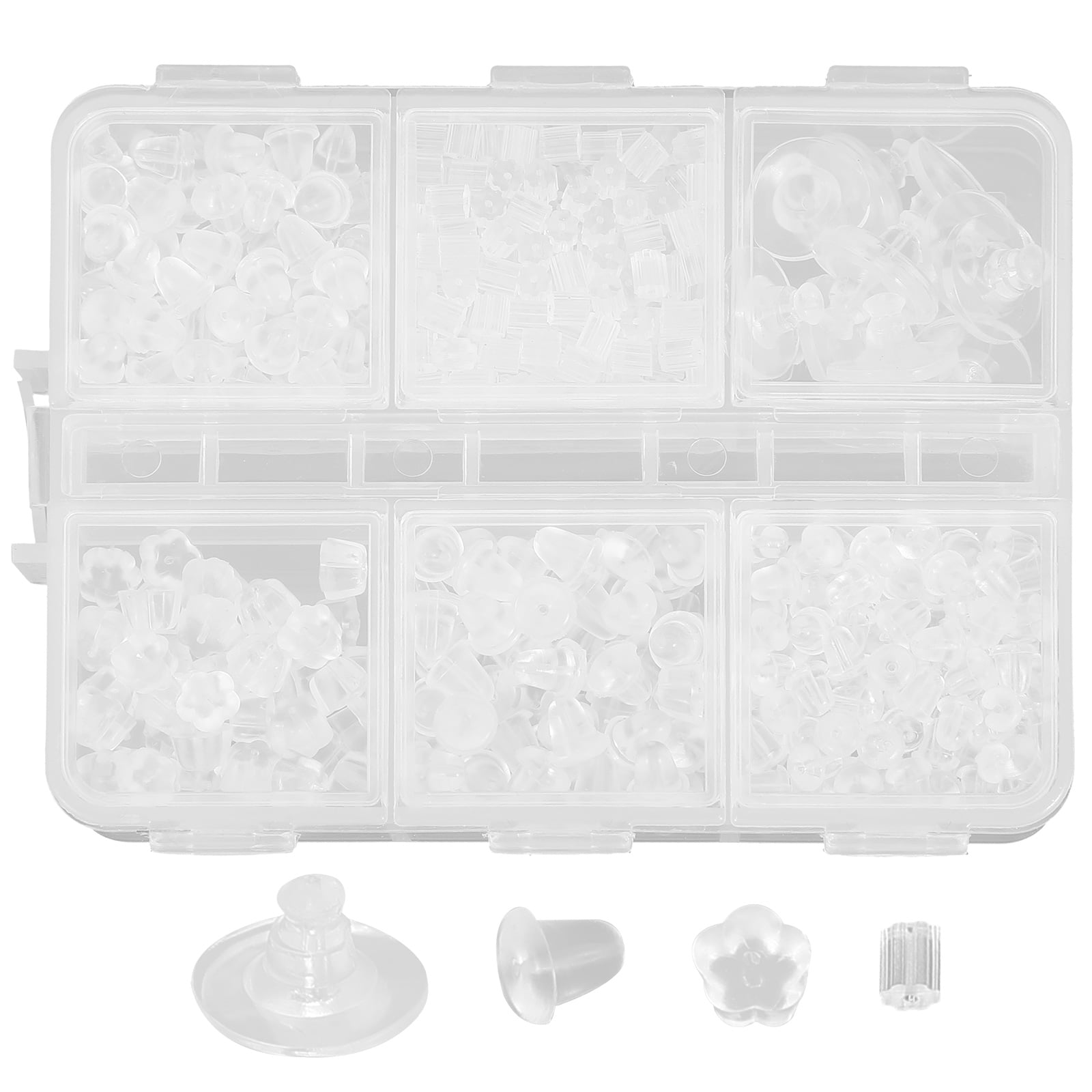 Click here for Kakowely 1 Box Of Pierced Replacement Backs Silico... prices