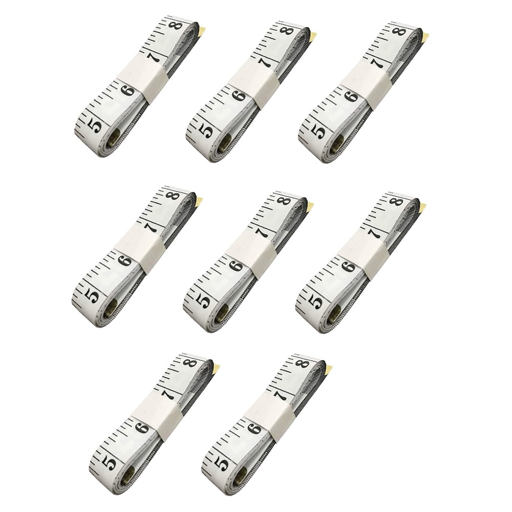 8 Pack Double Scale Soft Measuring Tape for Body Sewing Tailor Cloth ...