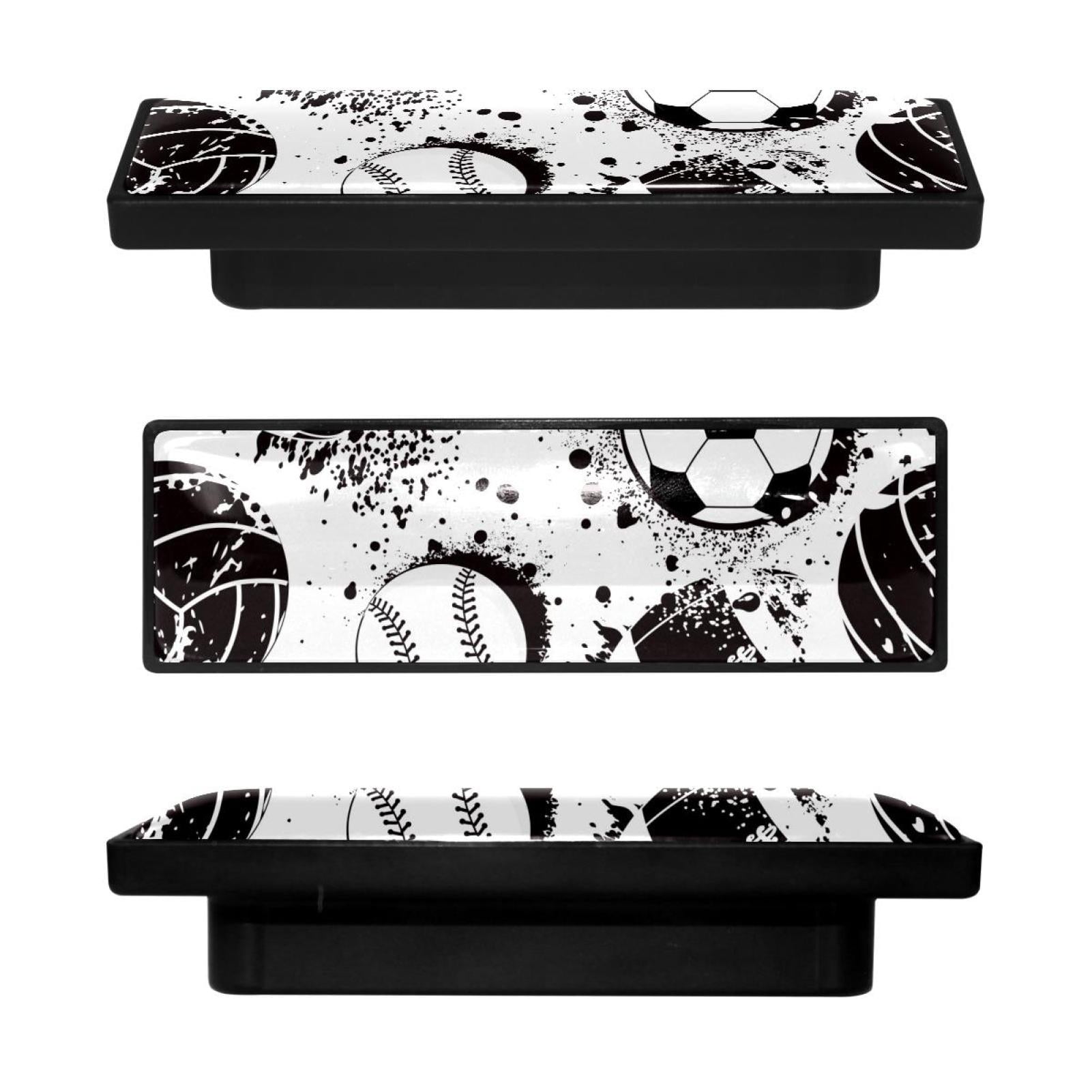 4 Pcs Rectangle Cabinet Handle Cupboard Knob Drawer Pulls Handle Balls ...