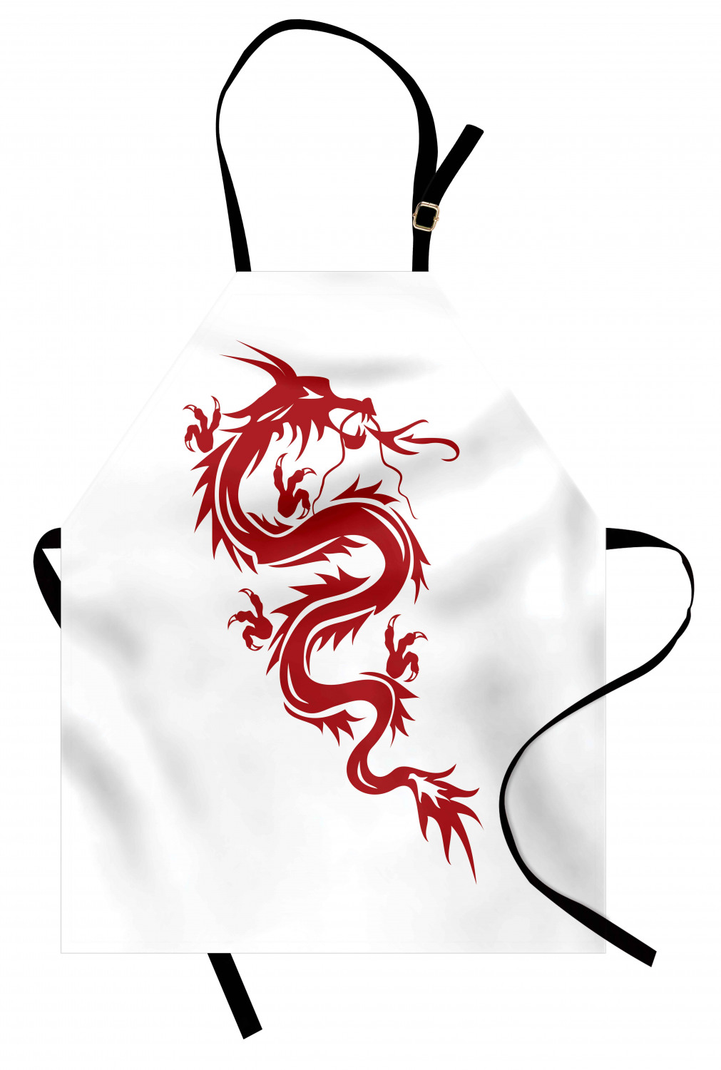Japanese Dragon Apron Japanese Mythology Theme Ornamental Figure Red ...