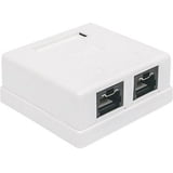 Intellinet Network Solutions Cat6 UTP Mount Box, 2 Port, Locking ...