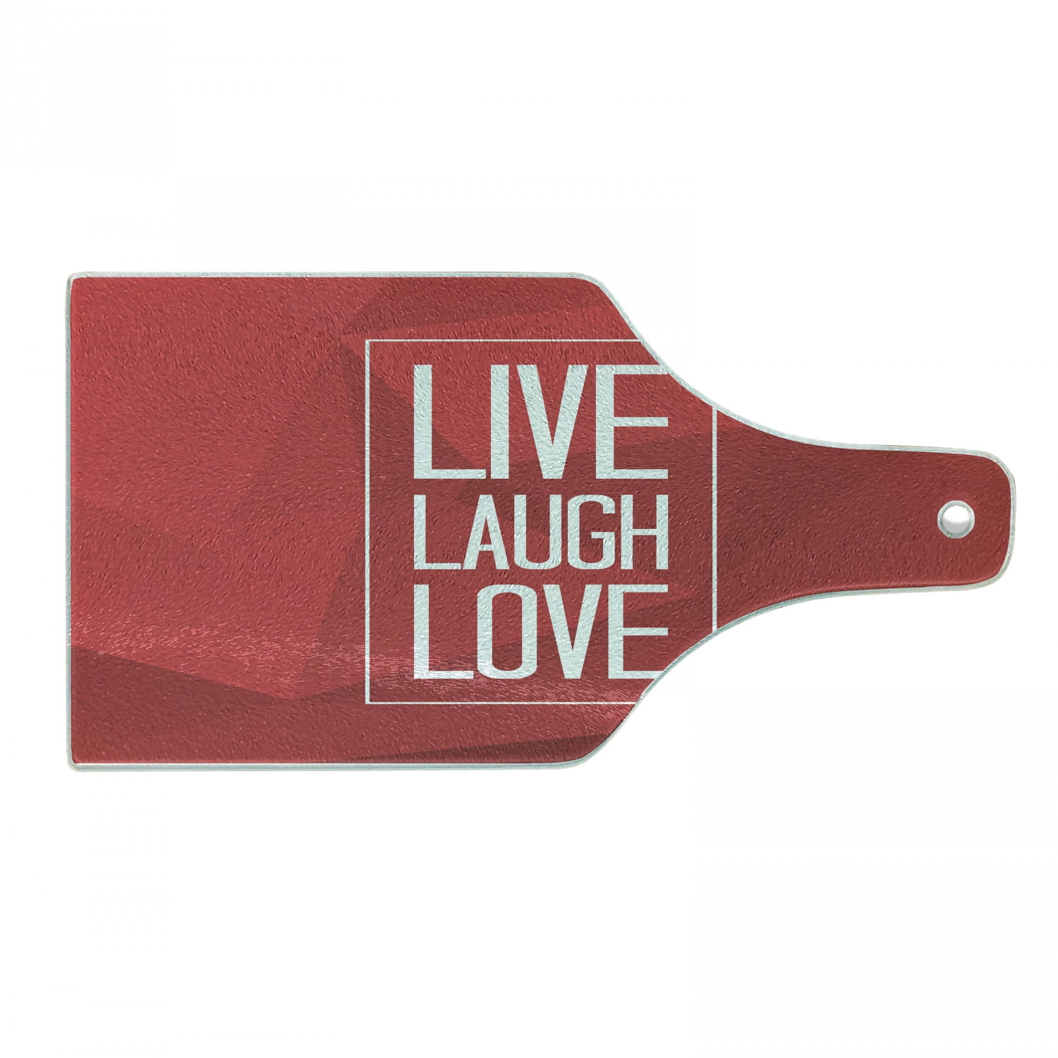 Live Laugh Love Cutting Board, Abstract Triangle Polygon Background ...