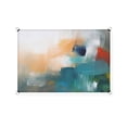 Abstract Paint Art Sun Shade Sail 14'X18' Blue Green Orange Classic ...