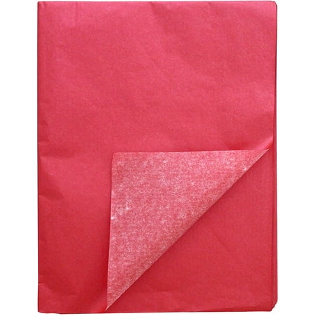 Red Tissue Paper - 50 Sheets 20" x 26" Hint of Metallic Red Gift ...