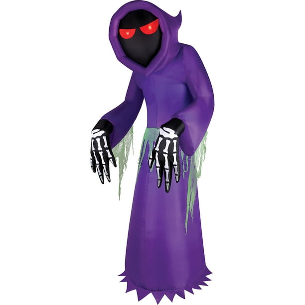 Occasions LTD Light-Up Inflatable Faceless Reaper Halloween Decorations ...