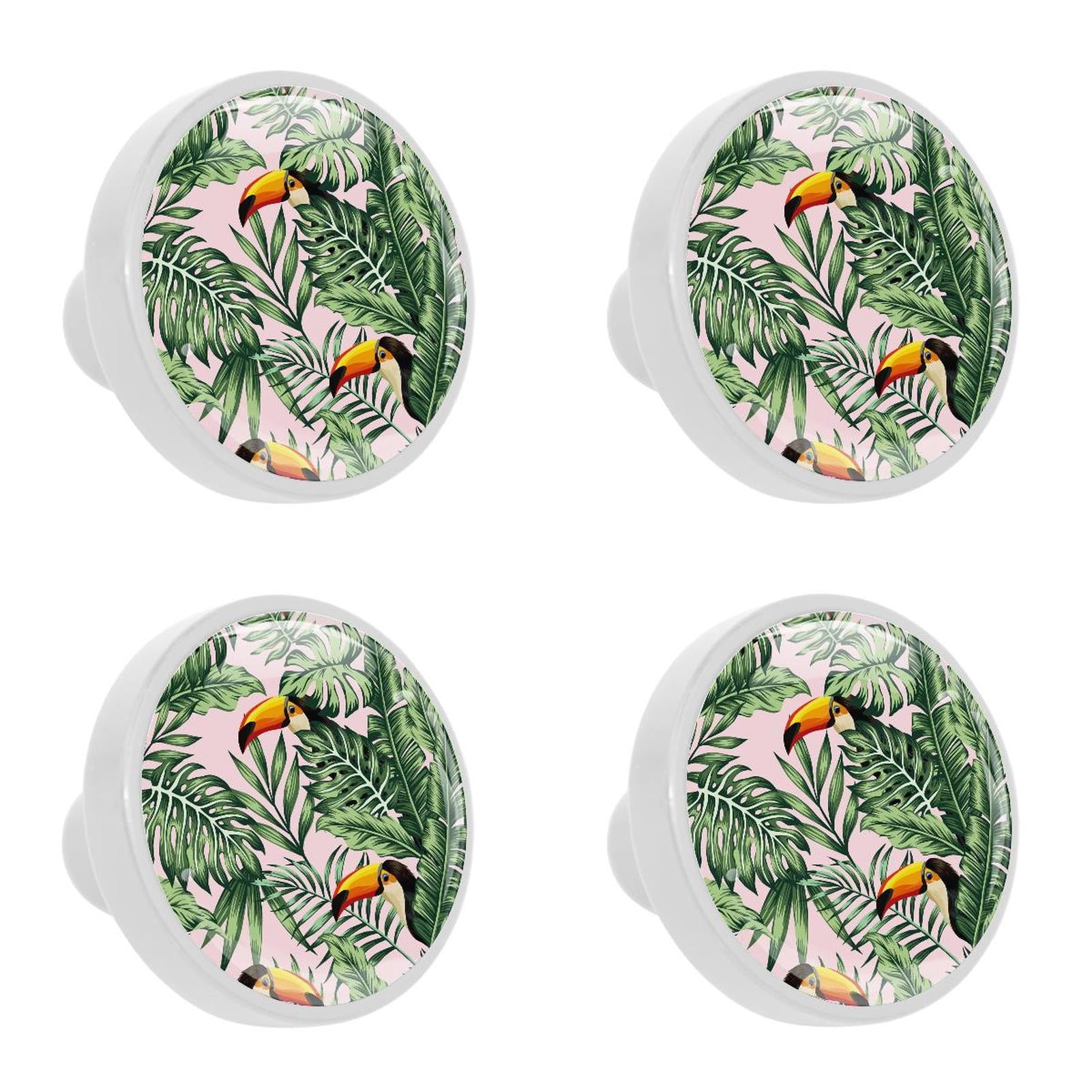 4 Pcs Tropical Jungle Toucan Knobs for Kitchen Cabinet Cupboard Dresser ...