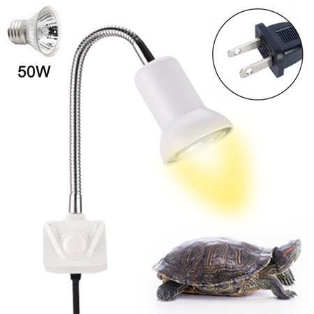 Reptile Heat Lamp Sun Lamp with Adjustable Holder Clamp Lamp with ...