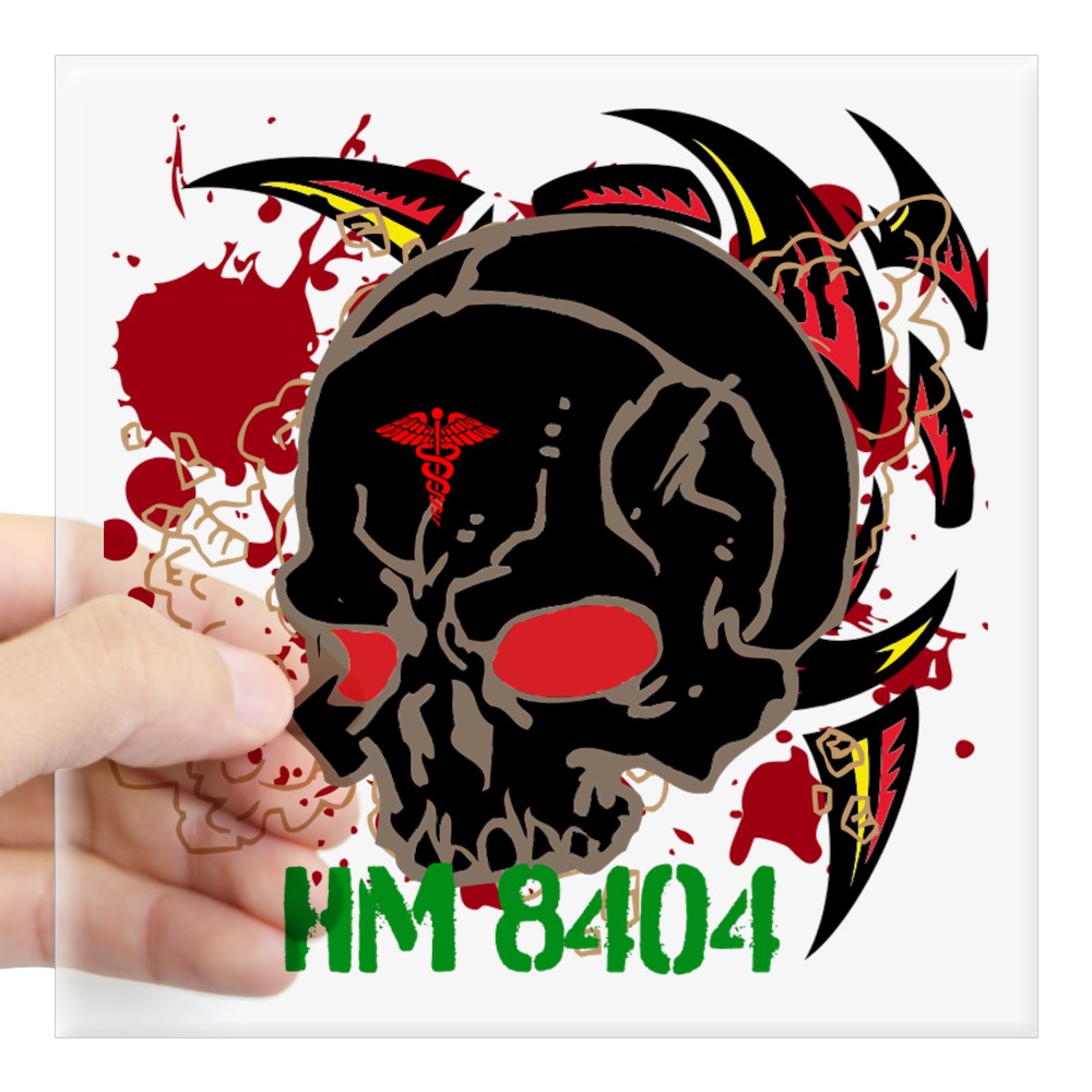 CafePress - NVG Green And Red Devil Doc Square Sticker 3& - Square ...