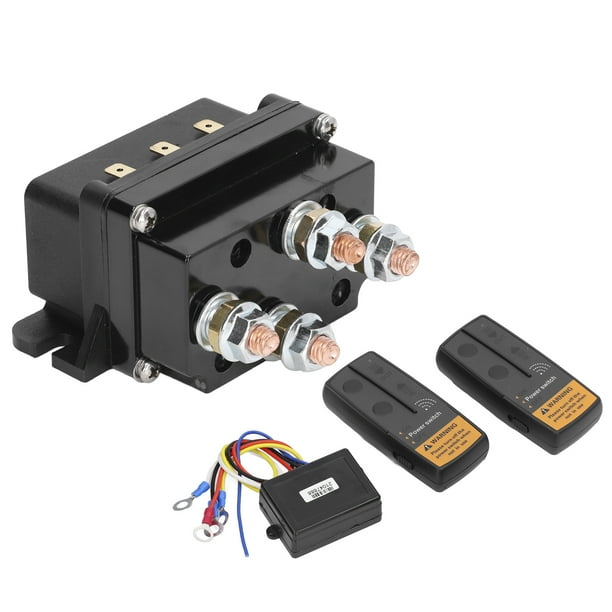 ATV Truck Wireless Winch Remote,DC500A 12V Wireless Winch Winch Contactor V Winch Relay High ...