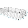 14 Inchs Small Animal Pet Playpen,Rabbit, Guinea Pig Cages, Puppy ...