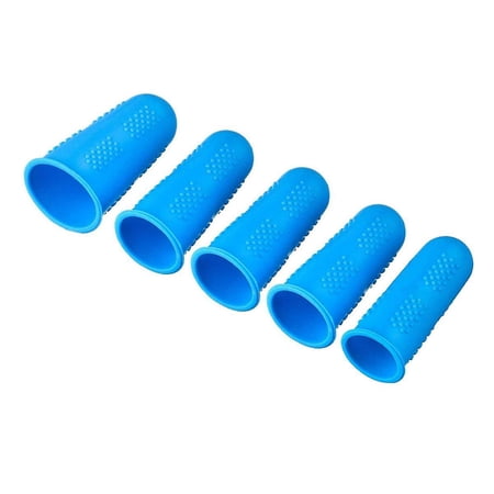 Silicone Finger Protector, 5 Pcs Blue Fingertip Caps | Walmart Canada
