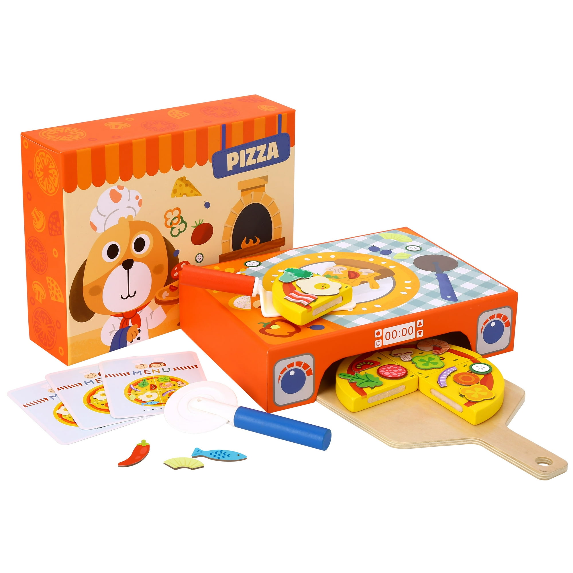 Click here for Tookyland Pizza Baking Play Set - 39pcs - Wooden P... prices