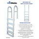 Snap-Lock Deck Ladder for Above-Ground Pools - White - Walmart.com