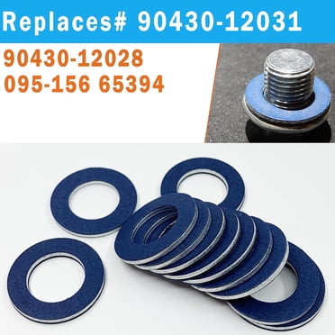Yiwosu 10Pcs Oil Drain Plug Washer Gaskets Car for Toyota Lexus Scion ...