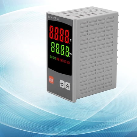 PID Temperature Controller, Dual Display Digital Programmable ...