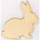 Package Of 10, Rabbit Wood Cutout 4 " X 4 " - Walmart.com