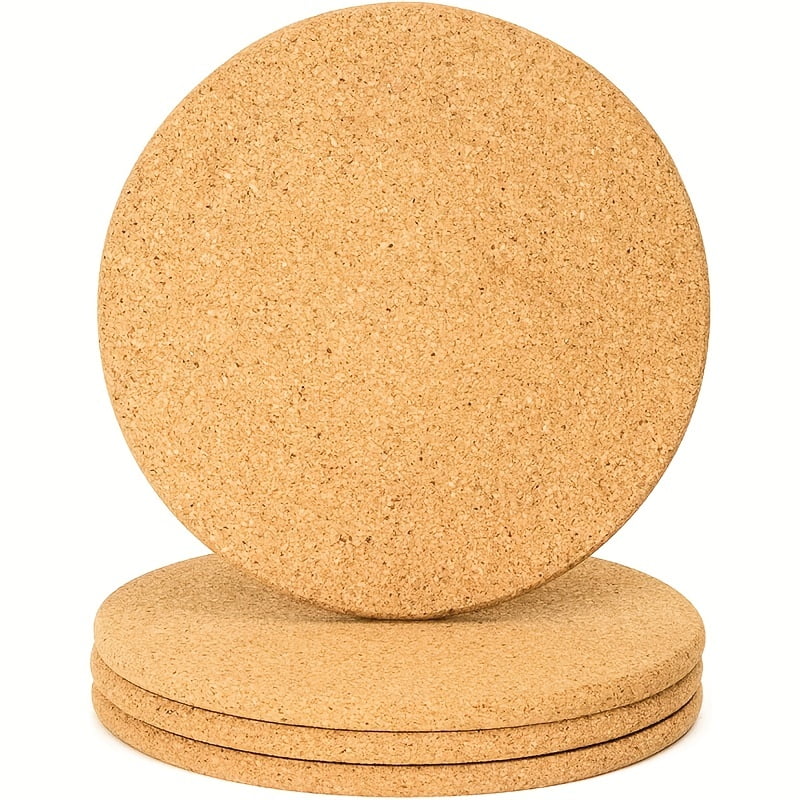 Click here for Cnkoo 4 Pcs Cork Trivet High Density Thick Cork Co... prices