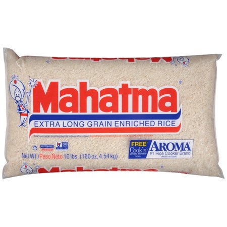 Mahatma Enriched Extra Long Grain White Rice 10 lb Bag - Walmart.com ...