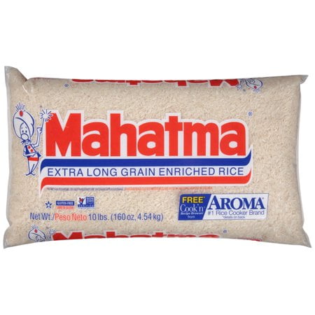 Mahatma Enriched Extra Long Grain White Rice 10 lb Bag - Walmart.com ...
