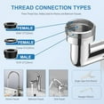 ST.THOMAS 1080° Swivel Faucet Extender,360° Swivel Robotic Arm Faucet ...