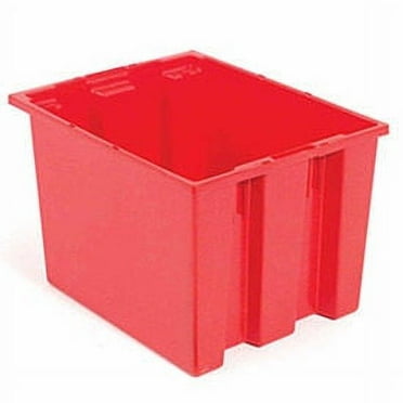 Stack And Nest Shipping Container No Lid 18x11x9, Blue, Lot of 6 ...