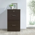 OSP Home Furnishings Alpine 2-Drawer Vertical File Cabinet, Engineered ...