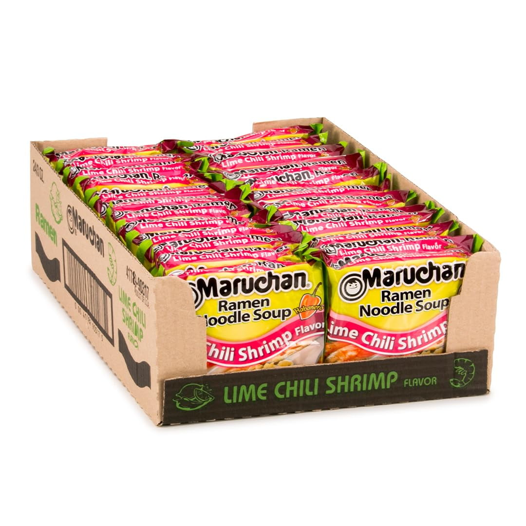 Ramen Soy Sauce, Instant Ramen Noodles, Ready to Eat Meals, 3 Oz, 24 ...