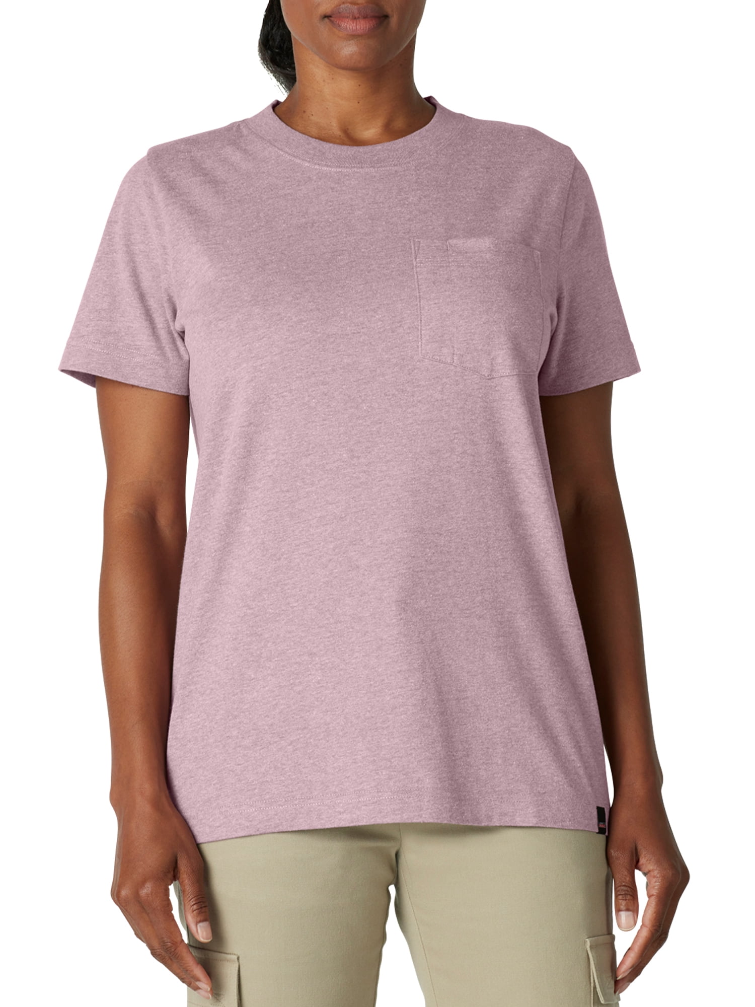 Genuine Dickies Womens Short Sleeve Everyday Pocket Tee - Walmart.com