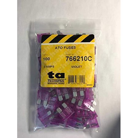 Techspan 3 amps ATO fuses - Pack of 100 | Walmart Canada