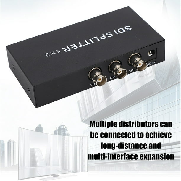 SDI Distribution, SDI 1x2 Splitter, With Input Status Indicator Digital ...