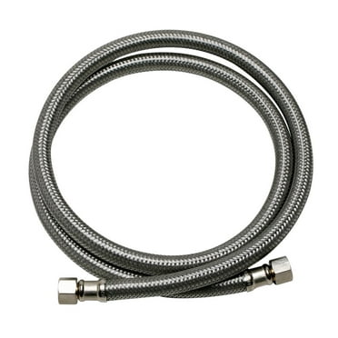 Fluidmaster 12IM60 Braided Stainless Steel Ice Maker Connector, 1/4 ...